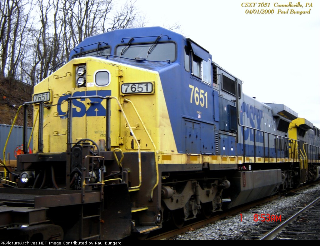CSX 7651 04-01-2006 C40-8W